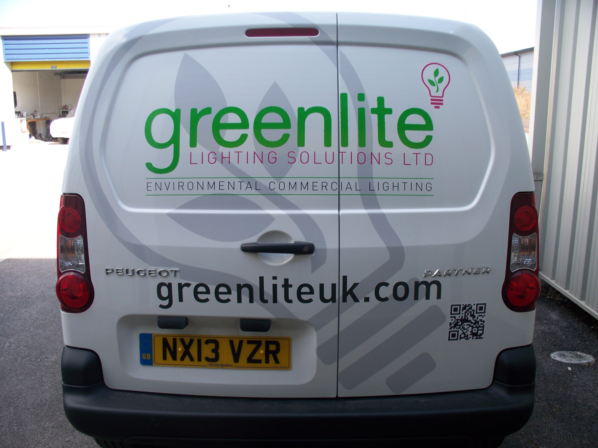 Van lettering, part of a fleet for ‘Greenlite Lighting Solutions ...